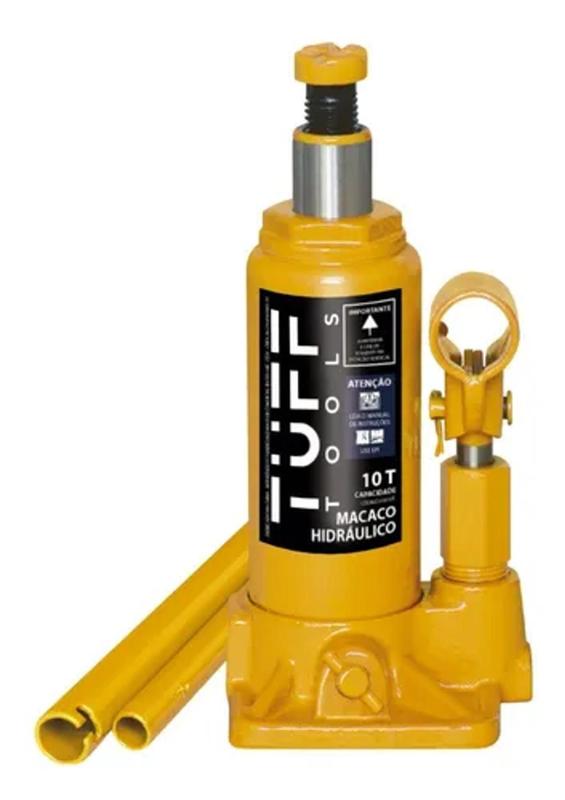 Macaco Hidráulico Tipo Garrafa 10 Toneladas Tuff Tools - Macaco ...