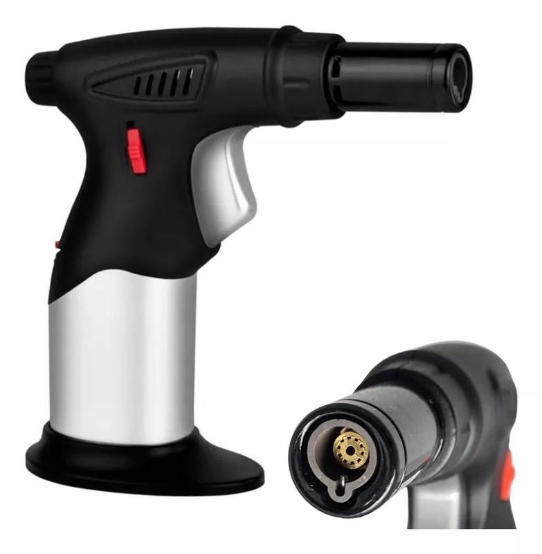 Maçarico Portátil á Gás Recarregavel Cozinha culinaria - Sq - Maçarico ...