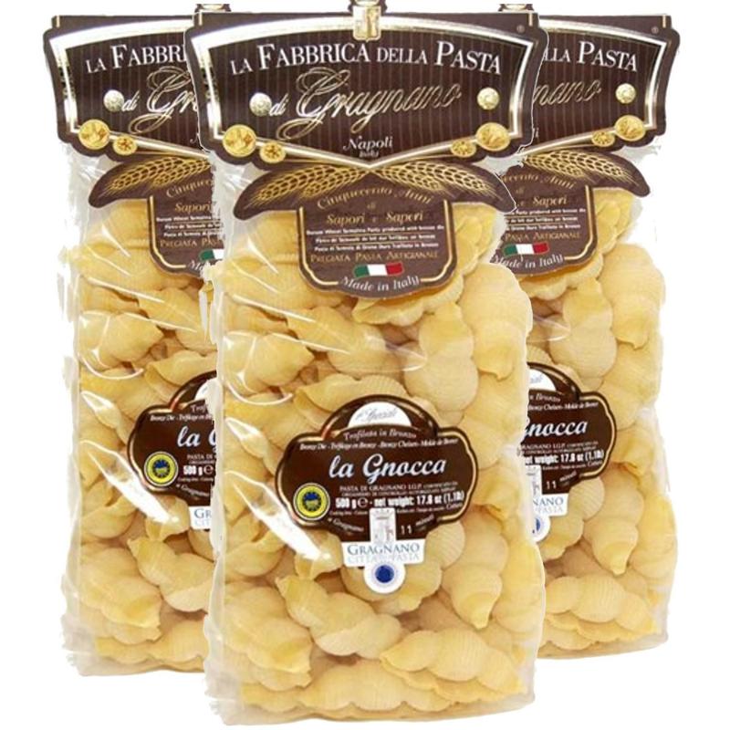 Macarrão Italiano Gragnano La Gnocca 500G (3 Pacotes) - Macarrão ...