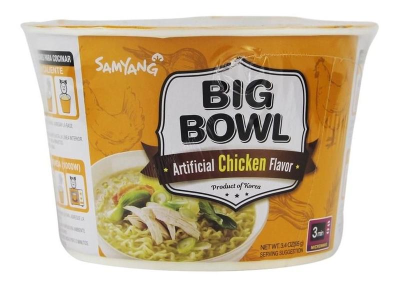 Macarrão Miojo Cup Nood Picante Big Bowl Frango Coreano 95g - Samyang ...