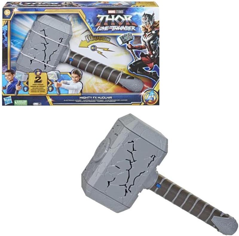 Machado Eletrônico Marvel Studios Thor: Love and Thunder Mighty FX Mjolnir Habro Lienciado ...