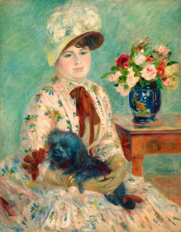 Madmosele Charlotte Berthier (1883) - Pierre-Auguste Renoir - 50x64 ...