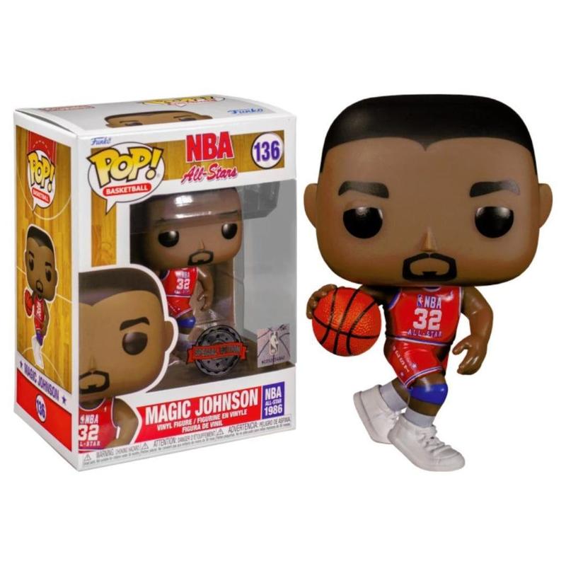 Magic Johnson 136 Exclusivo Pop Funko NBA All Stars - FUNKO POP - Funko ...