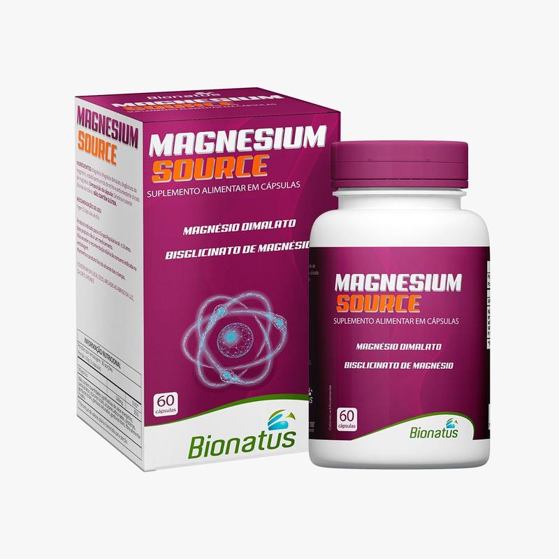 Magnesium source magnesio puro 900mg 60caps bionatus - Cloreto de ...