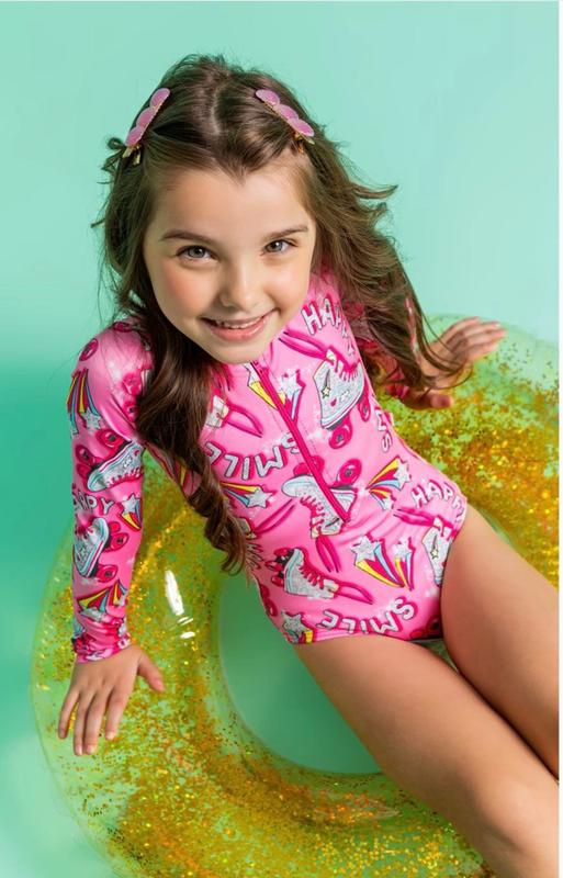 Maio infantil manga longa - Ceci moda praia - Maiô Feminino - Magazine ...