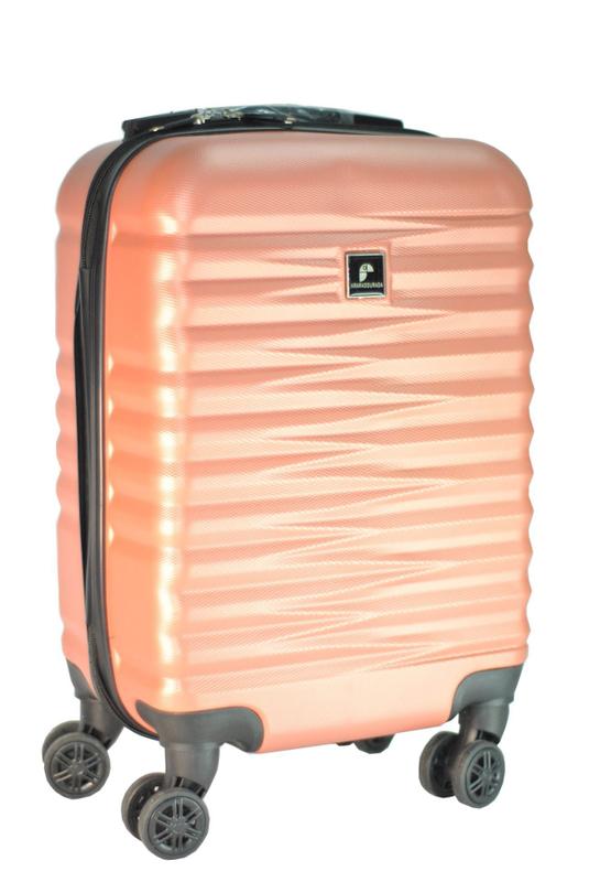 Mala de bordo pequena abs 4 rodas arara dourada swiss coral p 18 - Mala ...