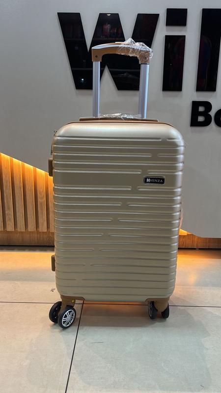 Mala De Bordo Viagem Abs Rodinhas Giro 360 Cores Hinza P - Mala de ...