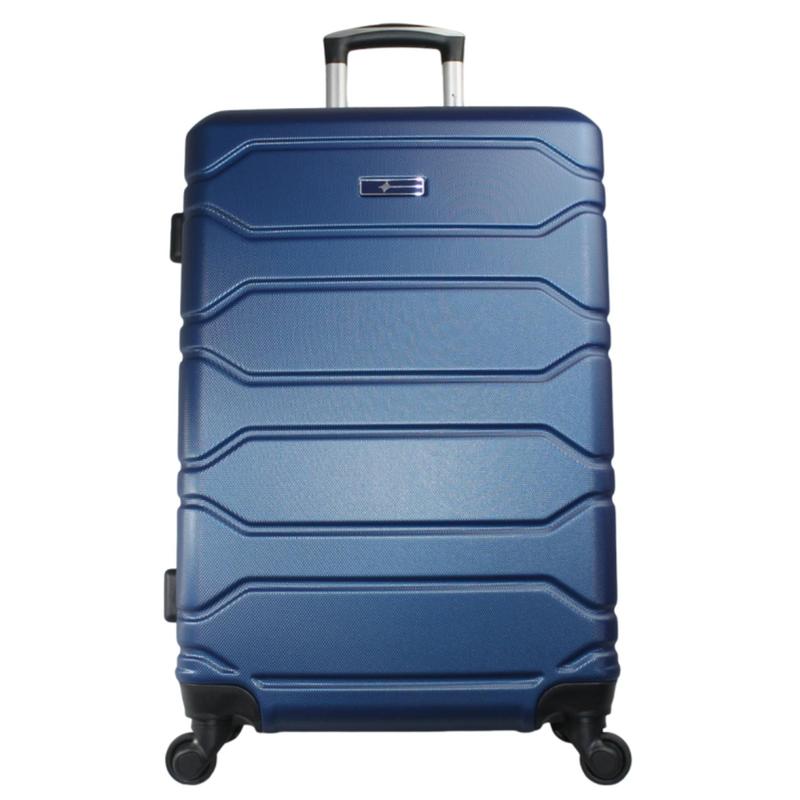 Mala de viagem 23 kg azul marinho rodas com giro 360 material ABS de ...