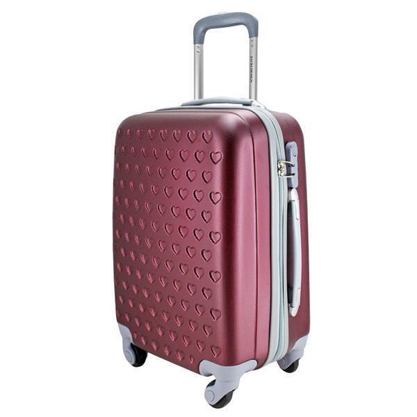 Mala De Viagem Abs Feminina Vinho Love Jacki Design - Mala de Bordo ...