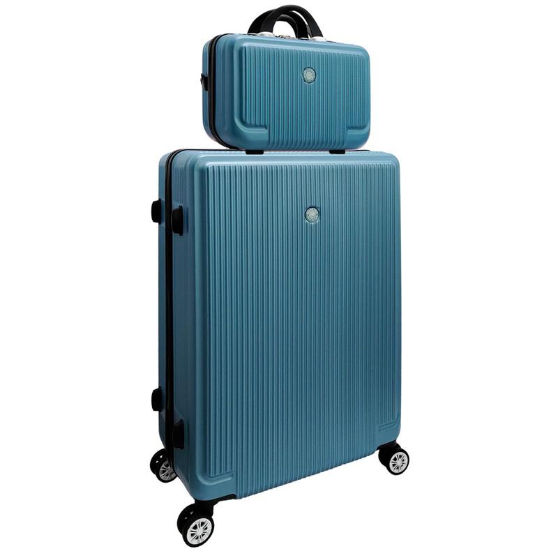 Mala de Viagem com Frasqueira Rígida Rodinha Dupla 360 Avião Embarque ...