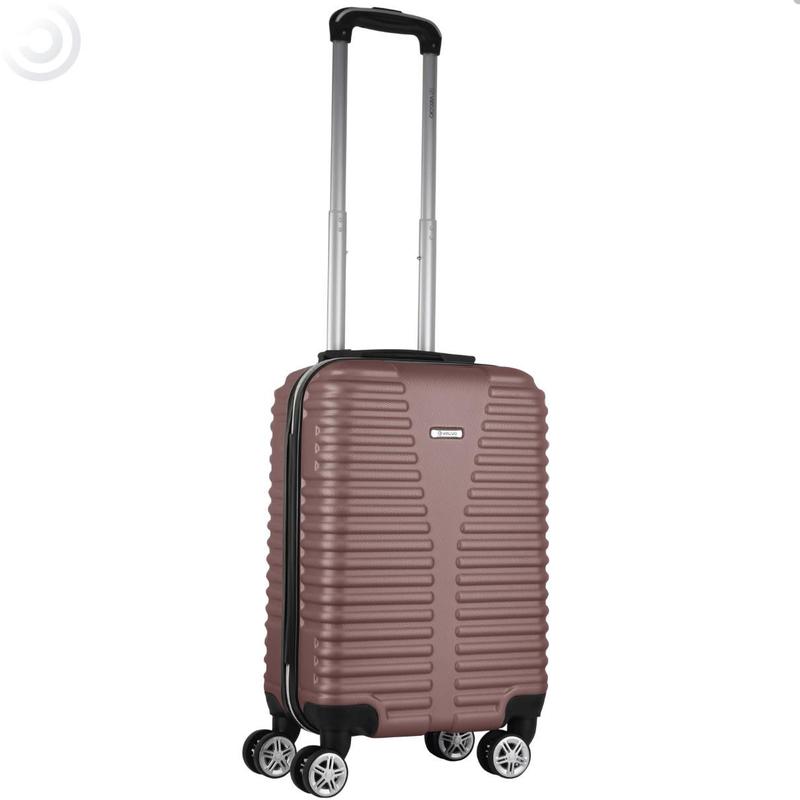 Mala de Viagem Viaggio de Bordo Rodas Duplas em ABS Rose - Mala de ...