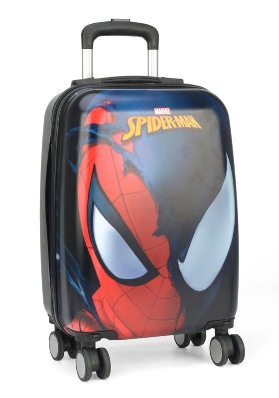 Mala Escolar / Viagem Infantil Homem Aranha C/ Cadeado Tam P bordo ...