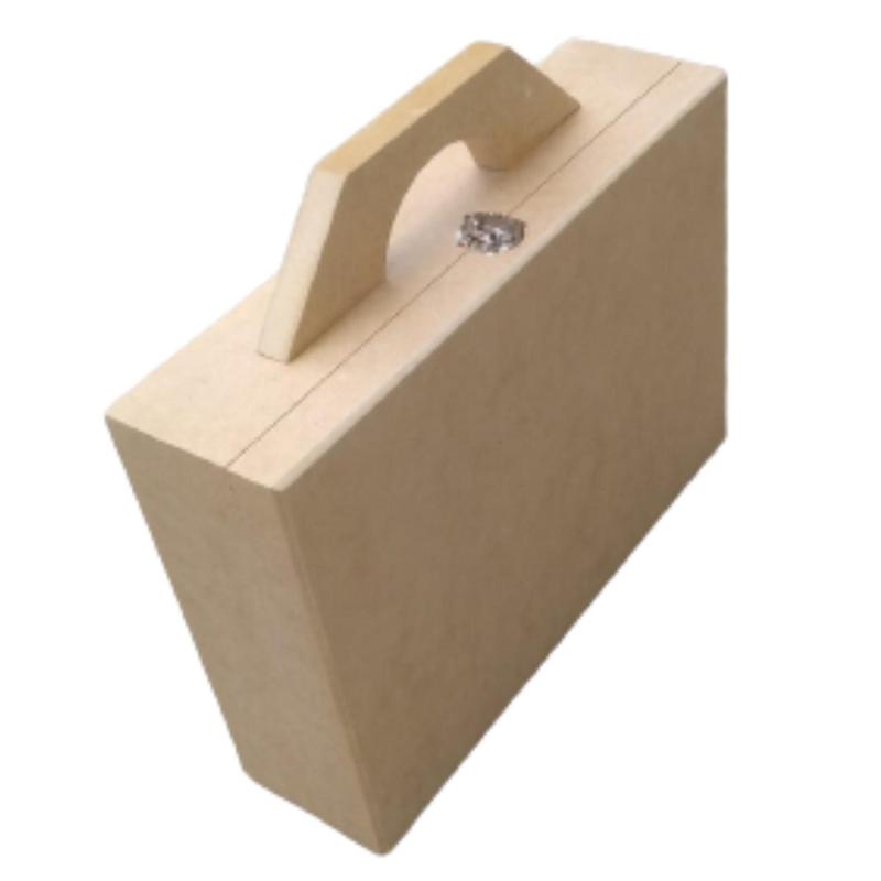 Mala maleta retangular mdf com alça e fecho - DZX Distribuidora - Mala ...