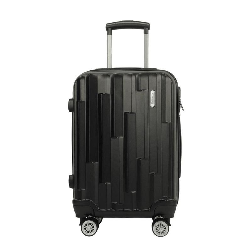 Mala Pequena de Bordo 10Kg Rígida Rodas Giro 360º Multmaxx Preta - Mala ...