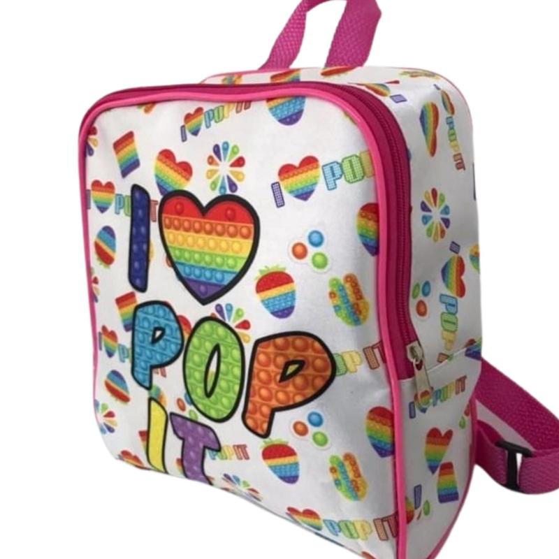 Mala Pequena Popit De Costa Criança Colorida Bolsa Poped Mochila ...