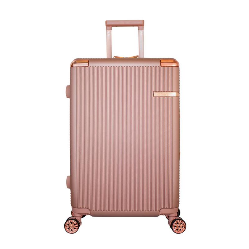 Mala Viagem Média 24'' ABS 4 Rodas Duplas 360º Cadeado TSA Rose ...