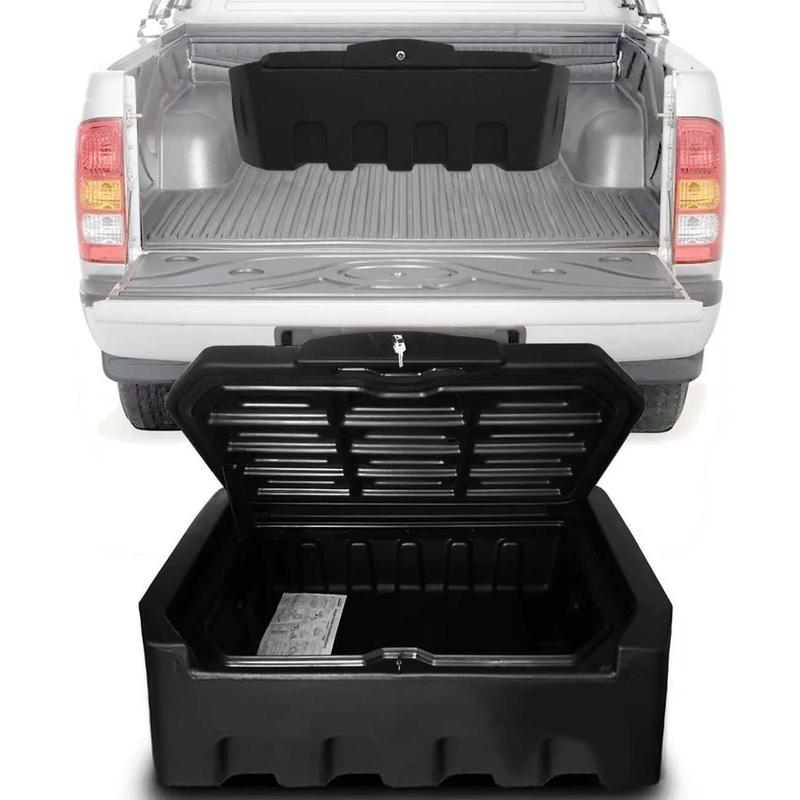 Maleiro Box Baú Courier Montana Strada S10 Amarok Ranger Hilux CS Trunk ...
