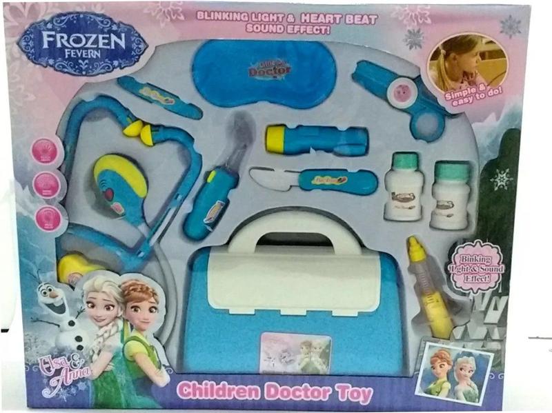 Maleta Brinquedo Frozen Disney Kit Médico Doctor Doutora Tools 11 Peças ...