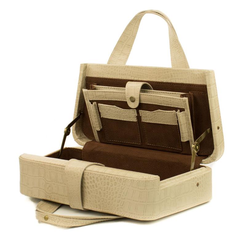 Maleta Médica em couro croco Rafia, Mod. Marseille - MARCA NODIS ...