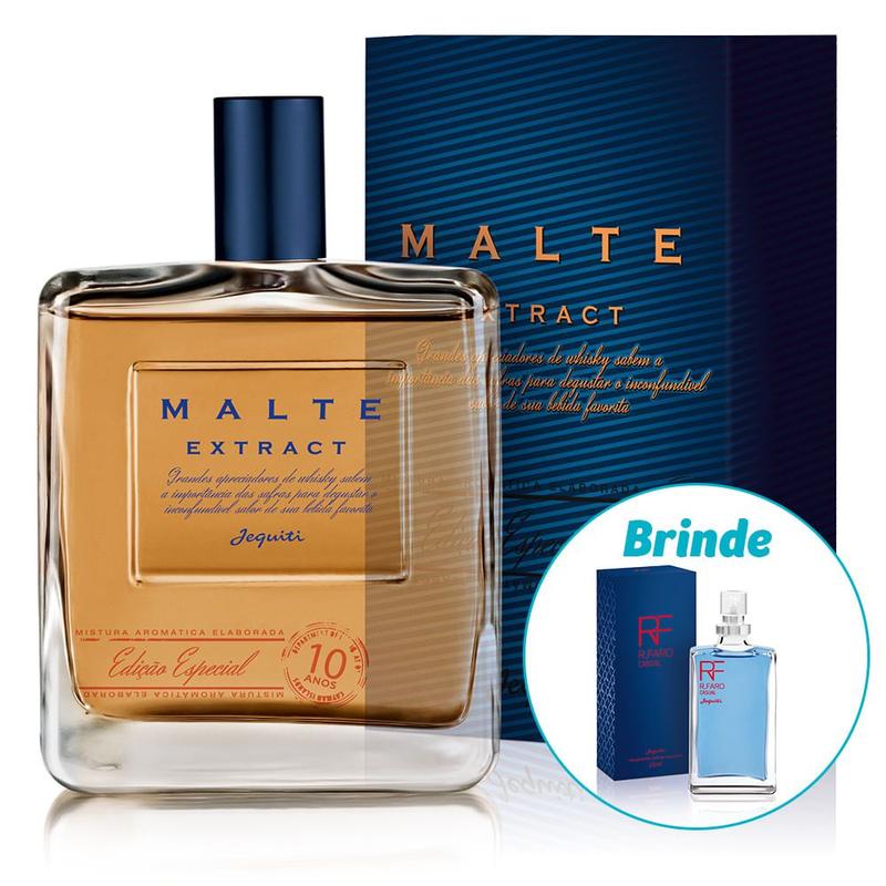 Malte Extract Desodorante Colônia Masculino Jequiti 100ml + Minissérie ...