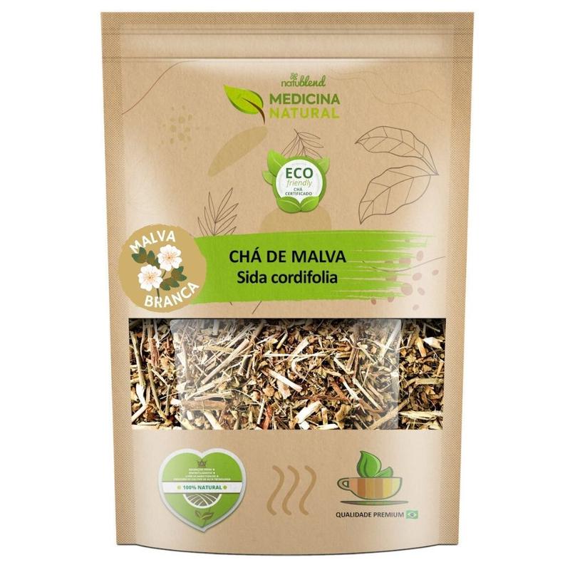 Malva Branca Verdadeira Erva Seca Pura Sida cordifolia 50g Premium ...