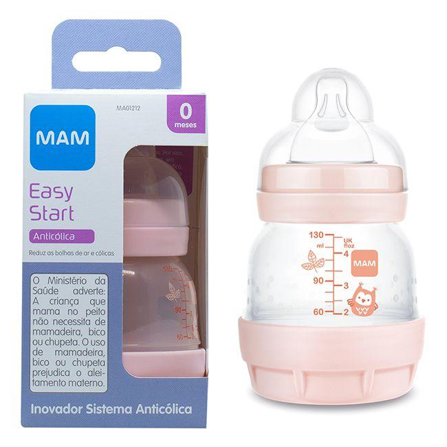 Mamadeira Mam Easy Start 130ml 0 Meses+ Recém Nascido Anticólica ...