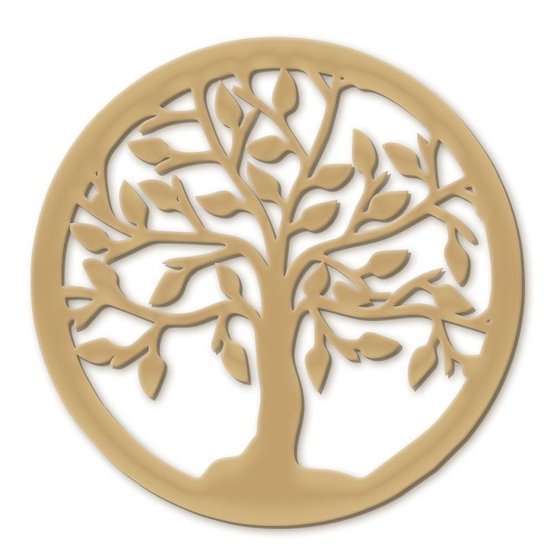 Mandala em MDF com Recorte a Laser Momento Divertido Árvore 30 x 30 cm ...
