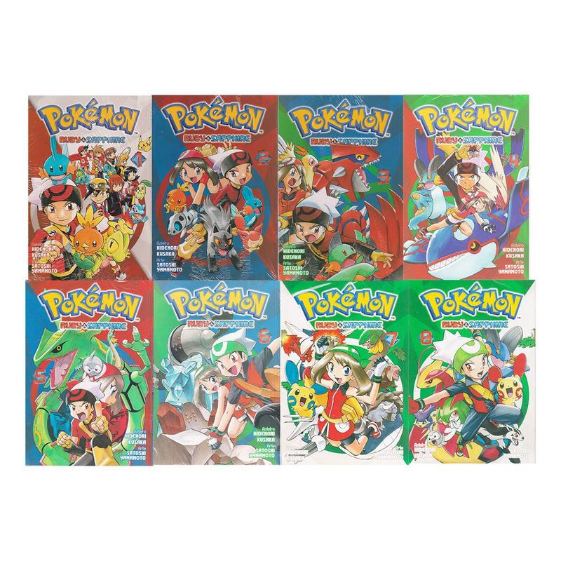 Mangá Pokémon Ruby & Sapphire Coleção Completa - Panini - Colecionáveis ...