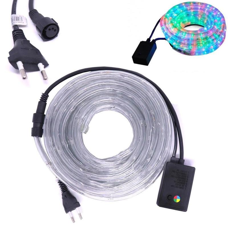 Mangueira Led Alto Brilho 10 Metros 3 Funções 8W Decoração - Yangzi ...