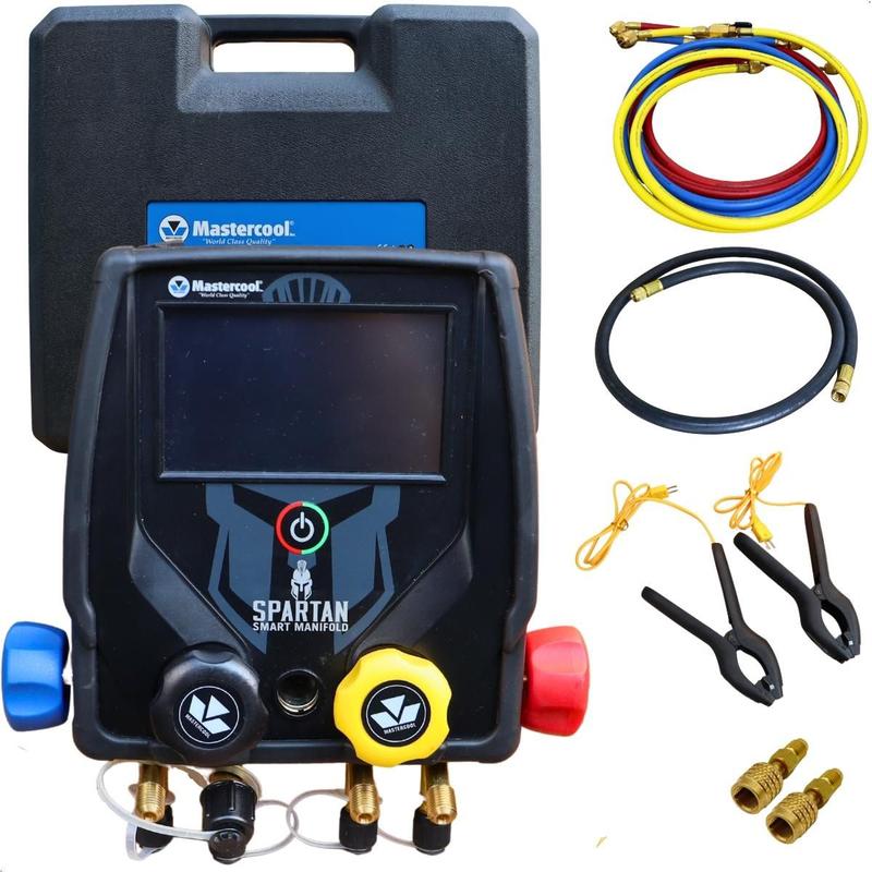 Manifold 4 Vias Digital Bluetooth Vacuômetro Mastercool - Manômetro ...