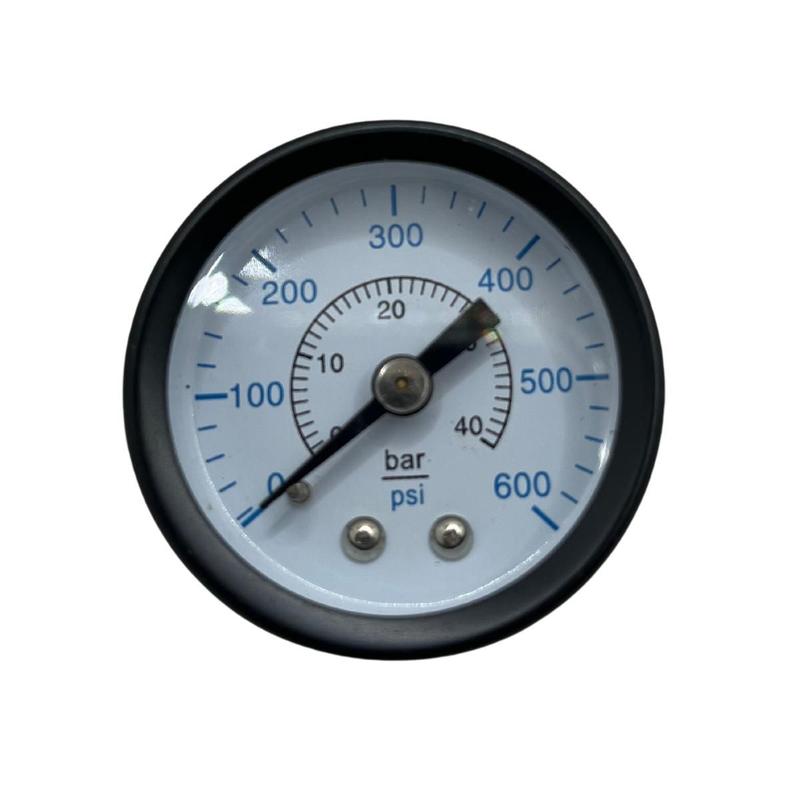 Manômetro Horizontal 40mm Rosca 1/8 Escala 40 Bar 600 Psi - LAB - Manômetro - Magazine Luiza