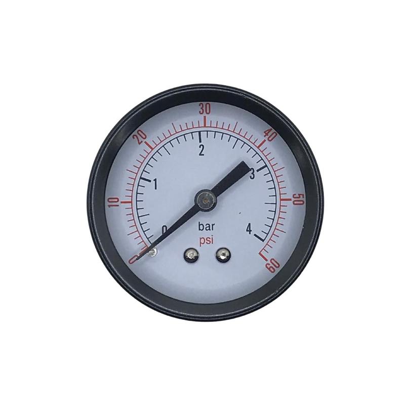 Manômetro Horizontal 50mm Rosca 1/4 Escala 0 A 4 Bar 60 Psi - LAB - Manômetro - Magazine Luiza
