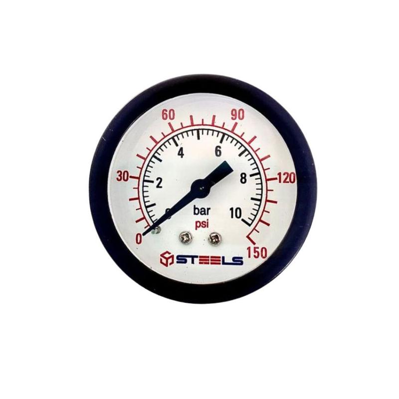 Manômetro Horizontal Para Ar Rosca 1/4 Npt 150 Psi 50 Mm - Steels ...