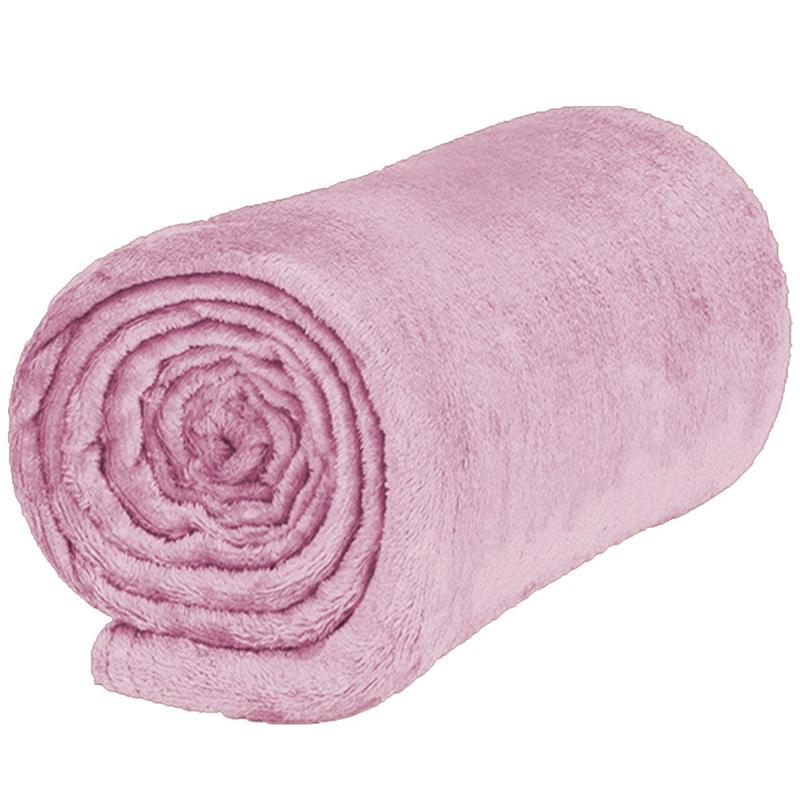 Manta de Microfibra Casal Celta Cobertor Coberta Lisa Poliéster Macia ...