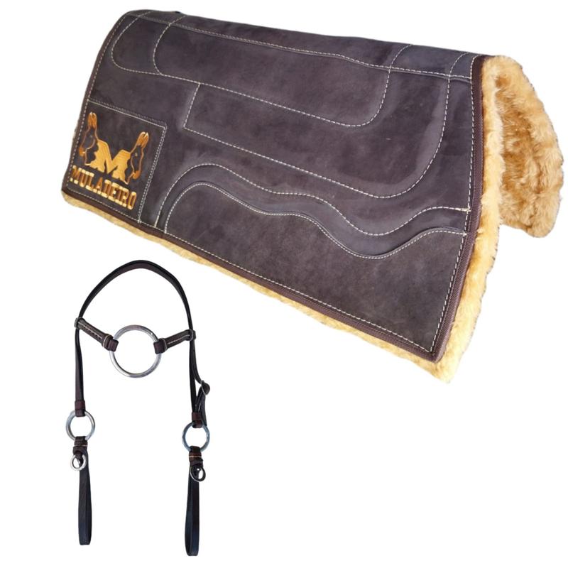 Manta Forrada Com Pelúcia + Cabeçada 1 Argola Regulável Muladeiro ...