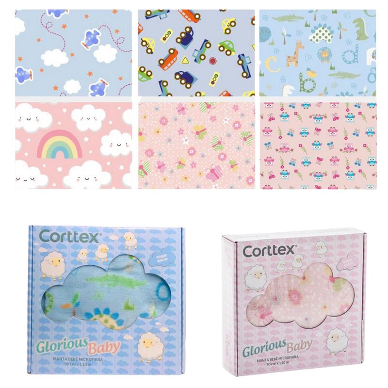 Manta Para Bebe Glorious Microfibra Corttex baby - cortex - Manta para ...