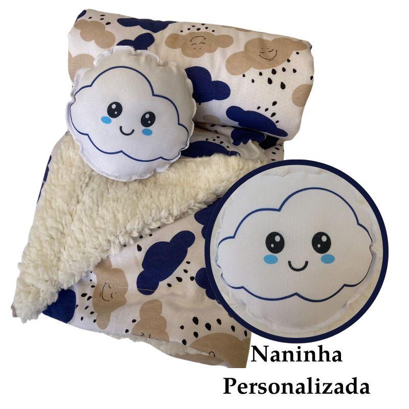 Manta Sherpa Para Bebê Dupla Face Com Naninha Bichinho - Kellen baby ...