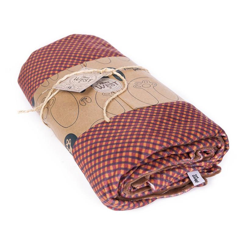 Manta soogan chocolate e xadrez - Allure Pets - Manta - Magazine Luiza