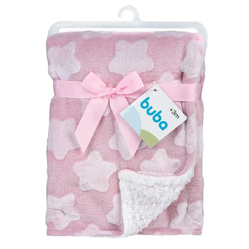 Manta Star Dupla Face Sherpa Rosa Buba - Top Esportivo - Magazine Luiza