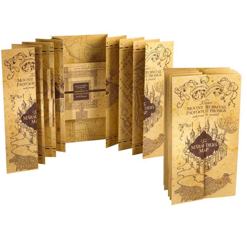 Mapa do Maroto Original em Tamanho Real - Harry Potter - Mapas e Atlas ...