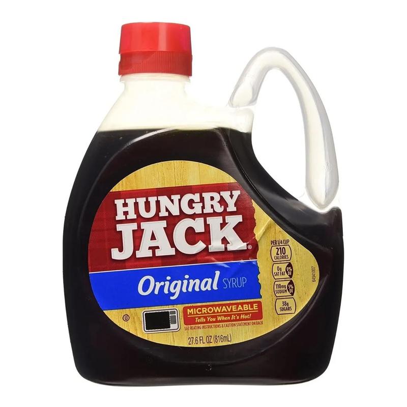 Maple Syrup Original Hungry Jack 816Ml - Hunghy Jack - Xarope de Bordo ...