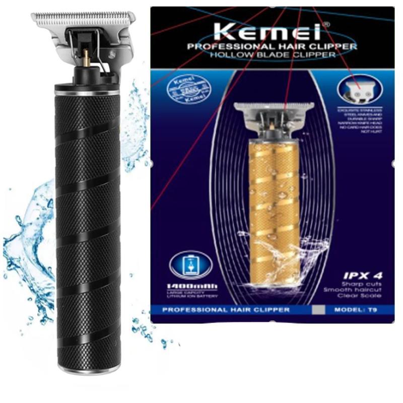 Maquina Acabamento Kemei Km T9 Esqueleto Ipx4 Desenho Black - Aparador de Pelos, Barba e Cabelo ...