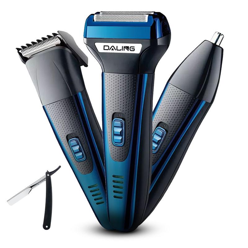 Maquina de Barbear Profissional 3 em 1 Perfeito Acabamento - Máquina ...