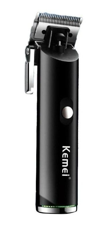 Maquina De Cortar Cabelo Barbear Aparar Kemei Km-1892 Novo Cor Preto Voltagem 100V/240V - IMP ...