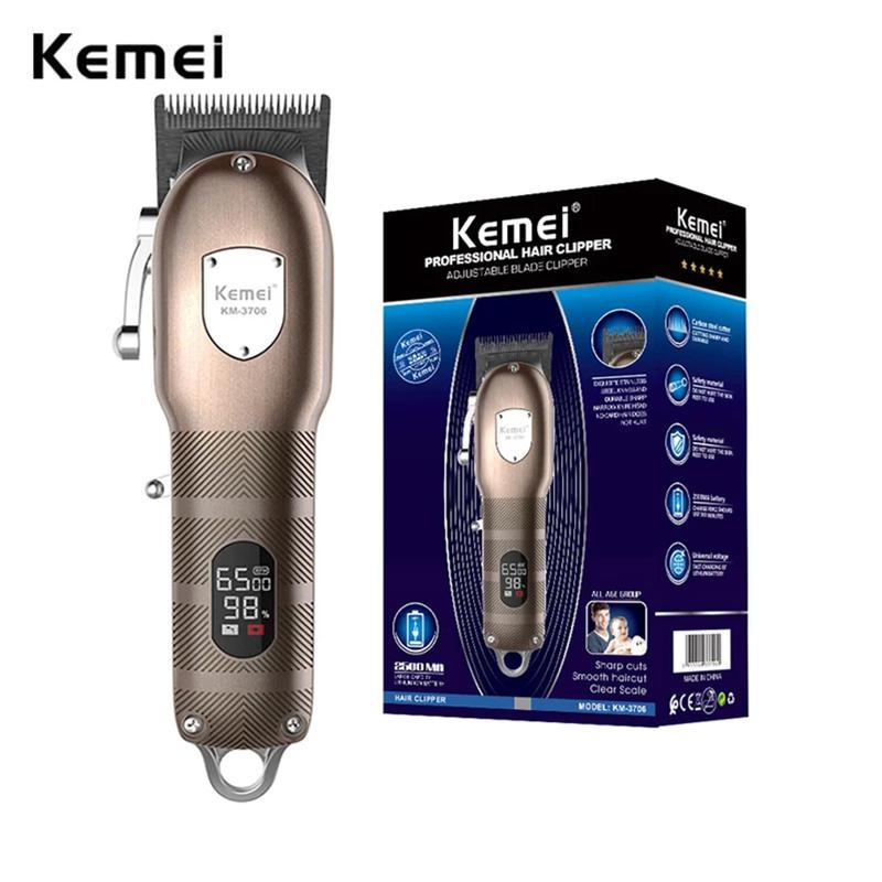 Máquina de Corte Kemei Modelos KM-1926/KM-3705/KM-3706 - Máquina de Cortar Cabelo - Magazine Luiza