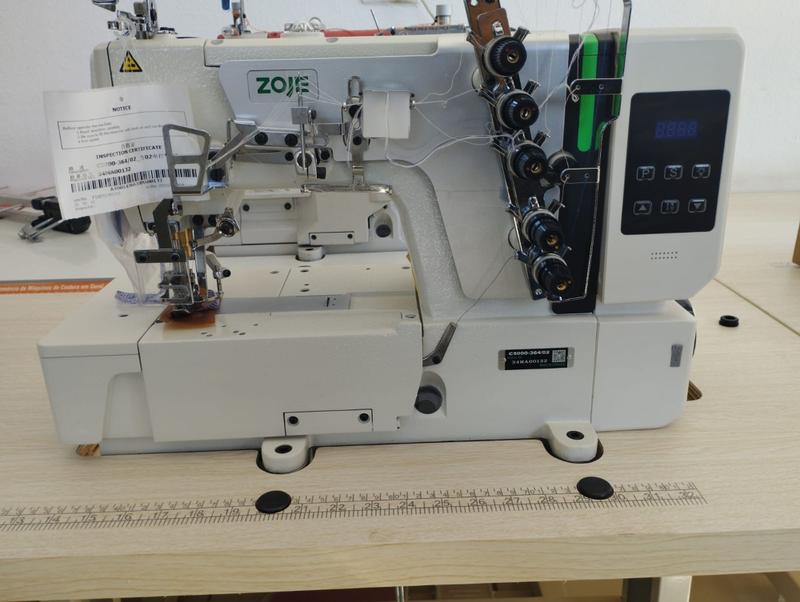 Maquina de Costura Galoneira Indutrial Zoje Direct Drive - Máquina Galoneira Doméstica ...
