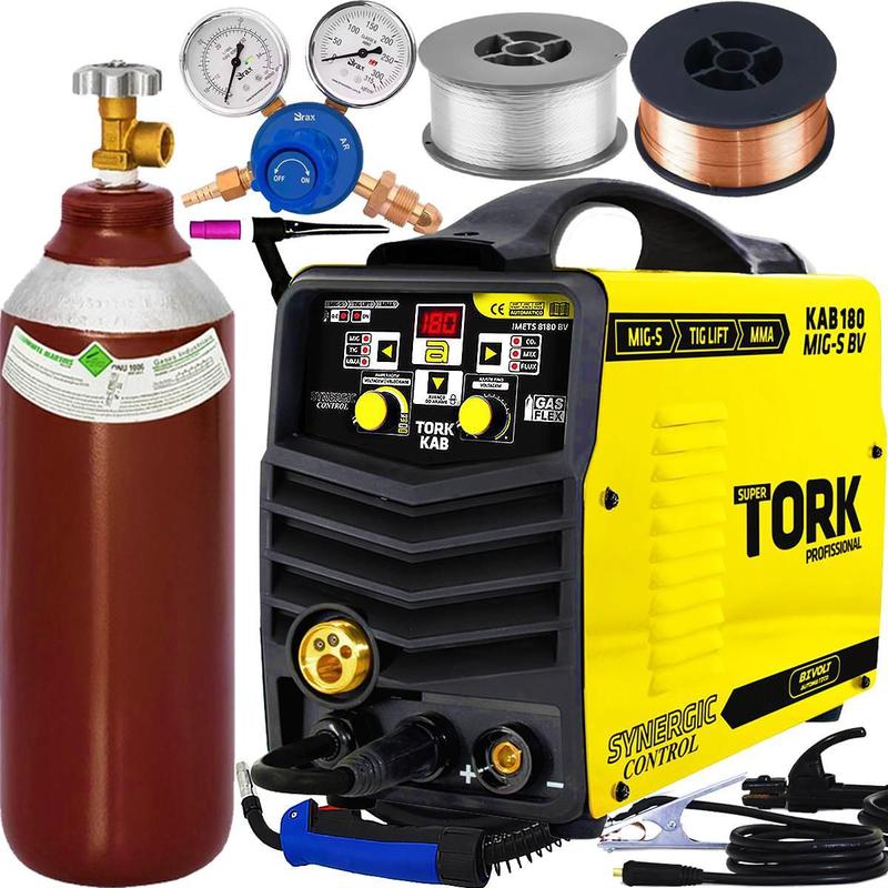 Máquina de Solda 3x1 Mig/Mag, Tig e Eletrodo 180A - Bivolt - Tork - Máquina de Solda - Magazine ...