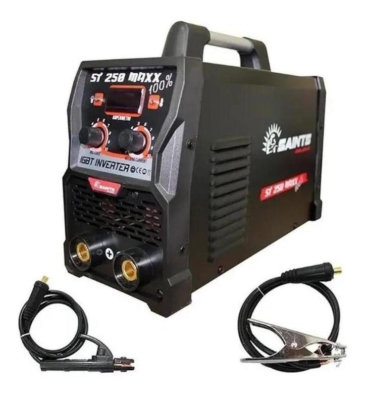 Maquina de Solda Inversora 250A Mono 220v Saints ST250 - Saints Soldas - Máquina de Solda ...
