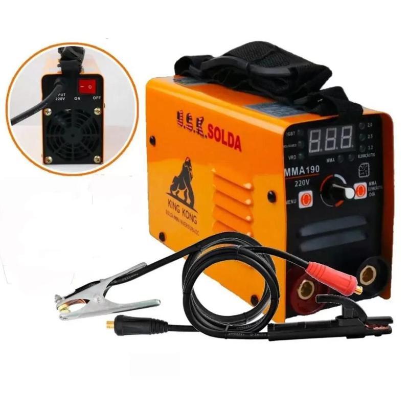 Máquina de Solda Inversora com visor digital Mini MMA190 USK 220V ...