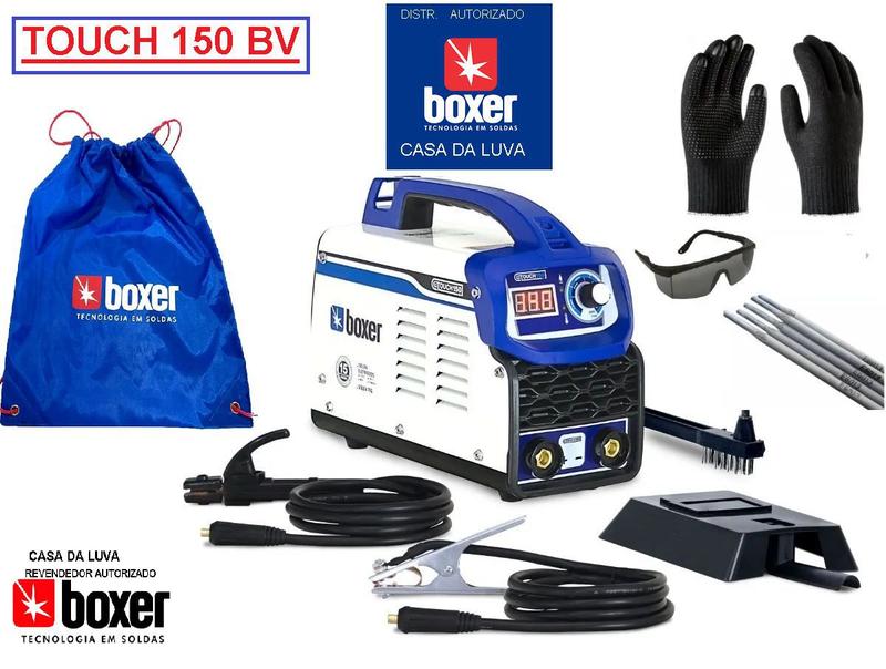 Maquina De Solda Inversora Touch 140 Amp Bivolt Boxer - Boxer Soldas ...